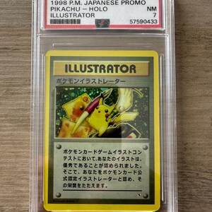 Pikachu Illustrator Card 1998 - Etsy UK