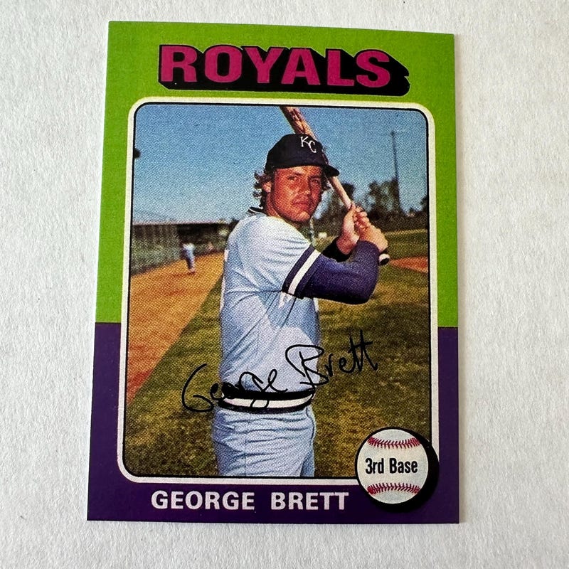 George Brett Baseball Art - Etsy