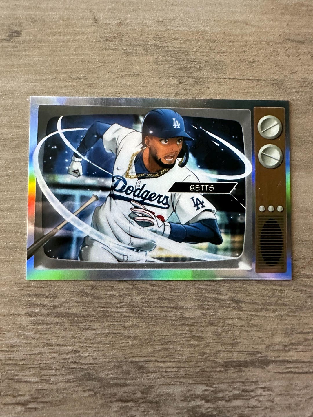 Mookie Betts Anime 2025 Bowman #BA-5 Novelty Baseball Card. Los Angeles ...