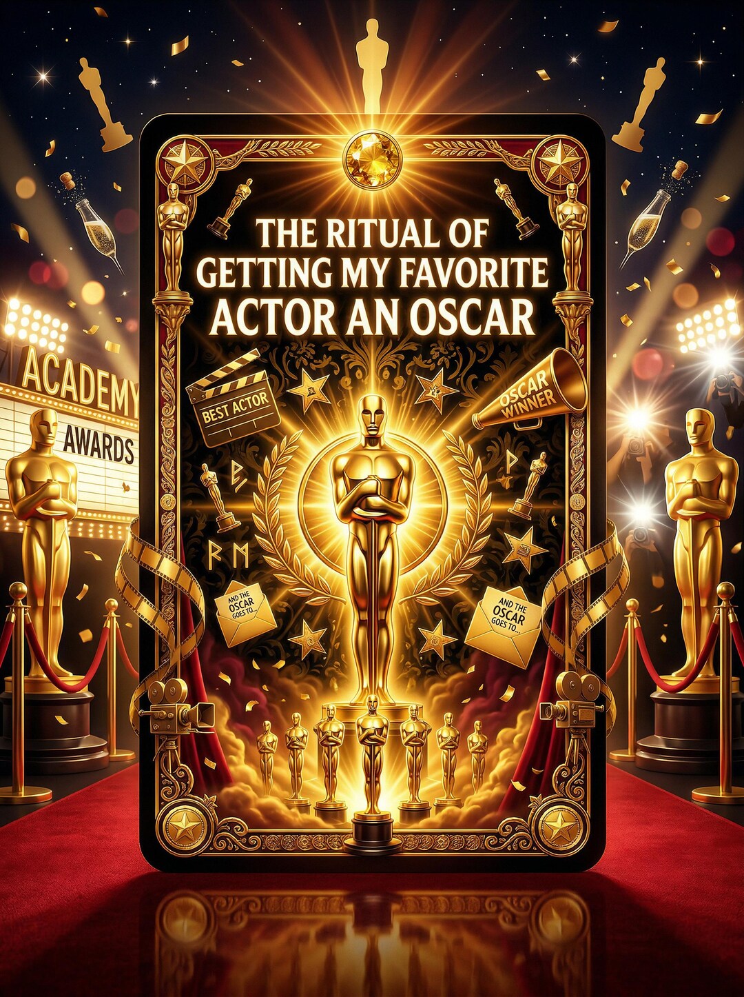 Oscar Victory Ritual Manifest Actor Academy Award | Red Carpet Success ...