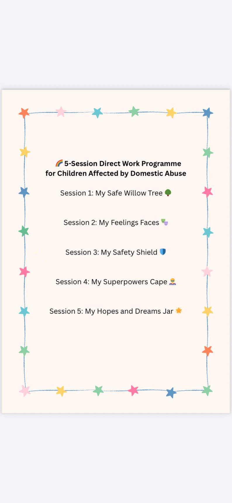 Direct Work Programme for Children Affected by Domestic Abuse – Child ...