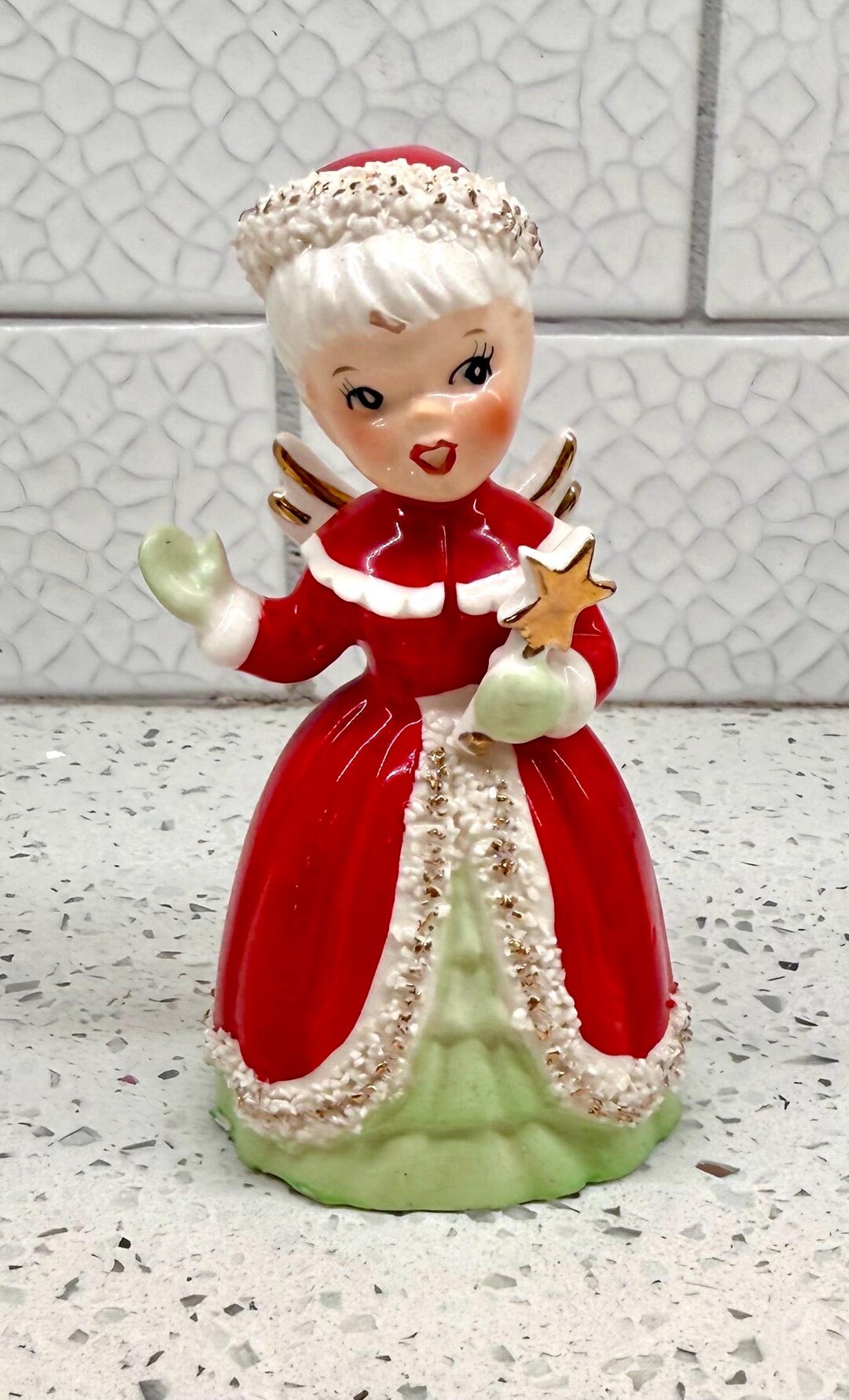 Adorable Napco Christmas Angel Bell/ Christmas / Vintage Christmas ...