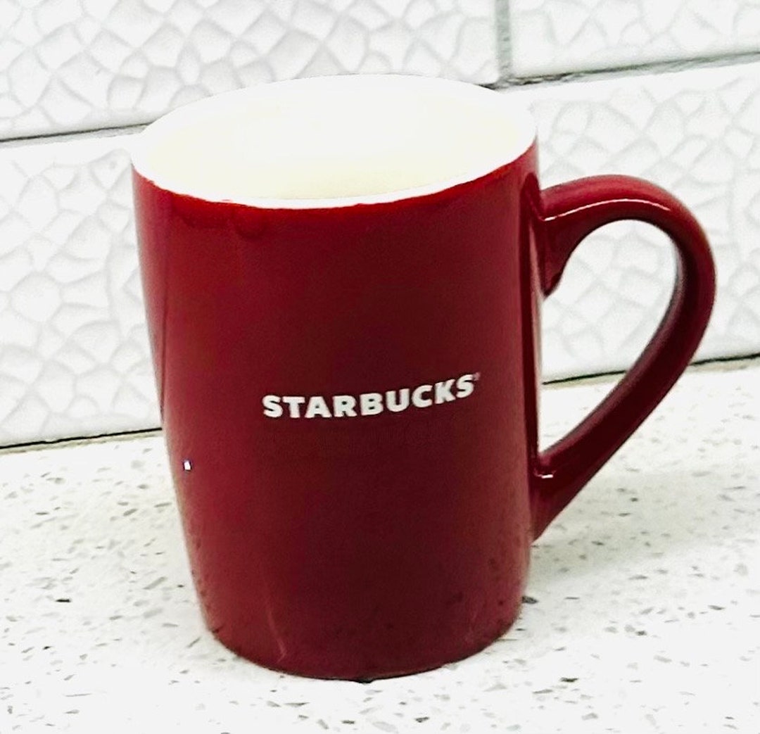 Starbucks 2020 Starbucks Spell Out Logo Mug Red White Lettering 4 ...