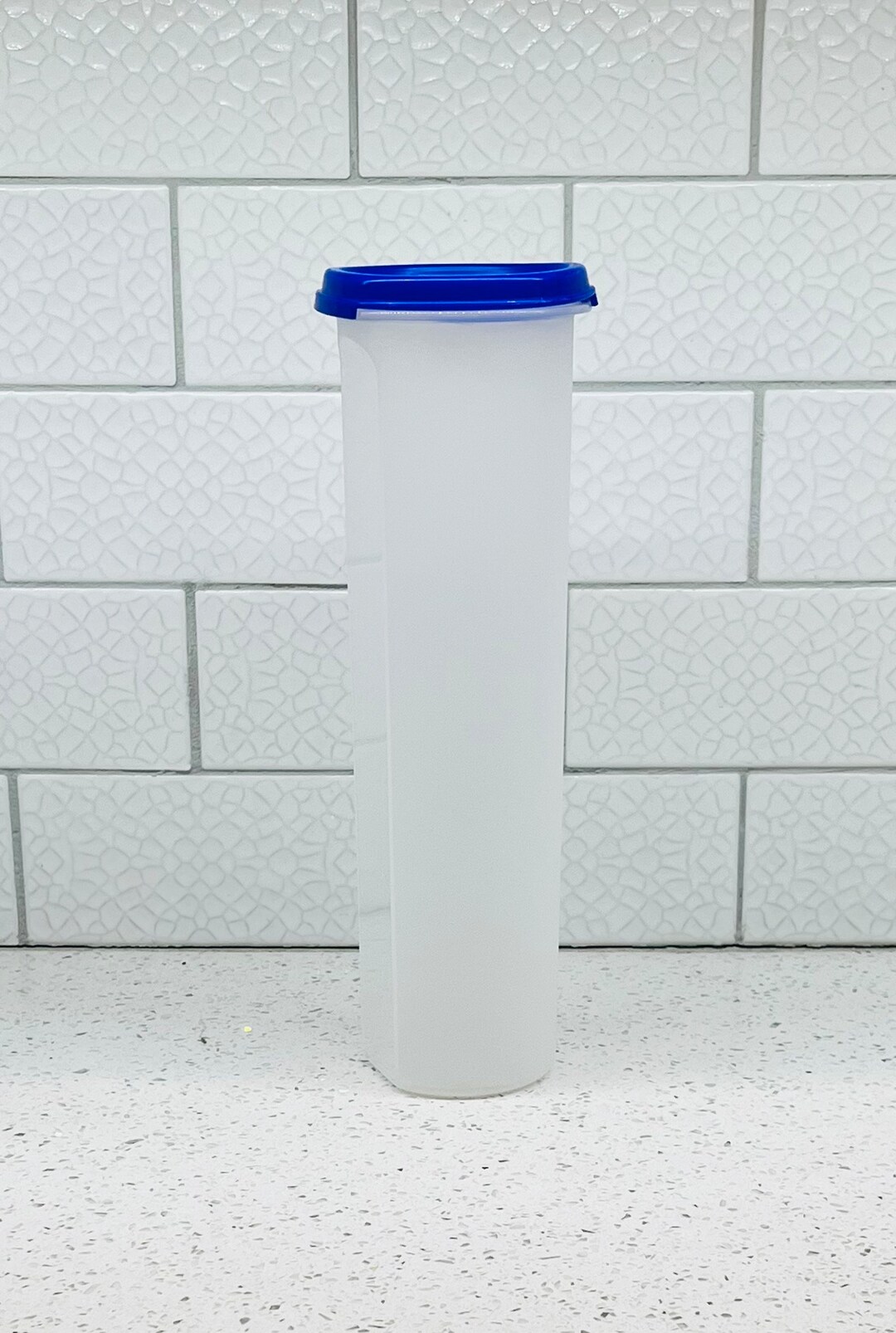 Vintage Tupperware Modular Mates Pasta Spaghetti Keeper With Blue Lid ...