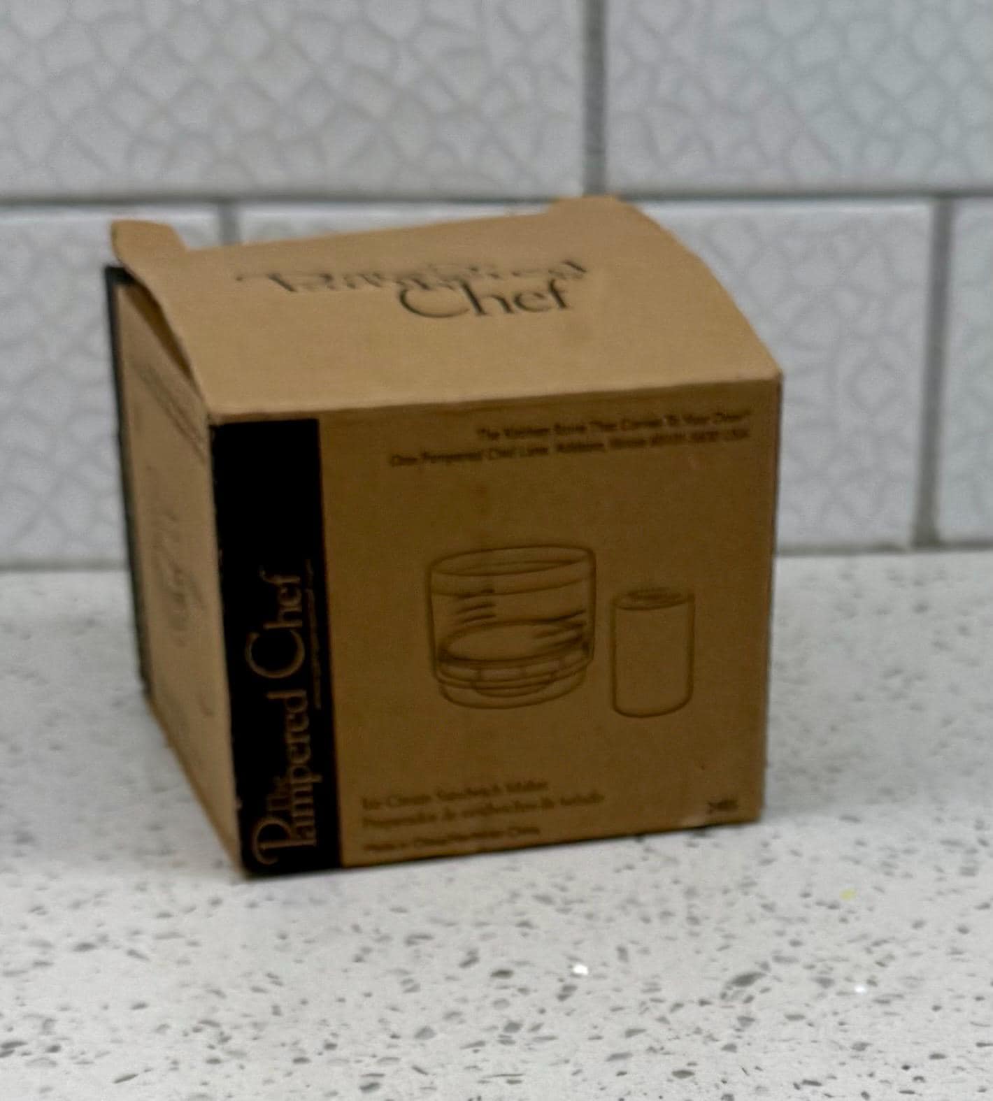 The Pampered Chef Ice Cream Sandwich Maker #2485 W/ Box & Instructions ...