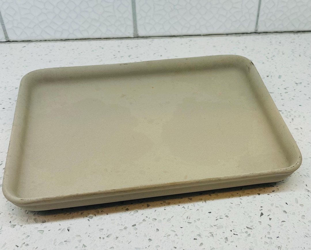 The Pampered Chef Retired Stoneware Small Stone Bar Pan Family Heritage ...