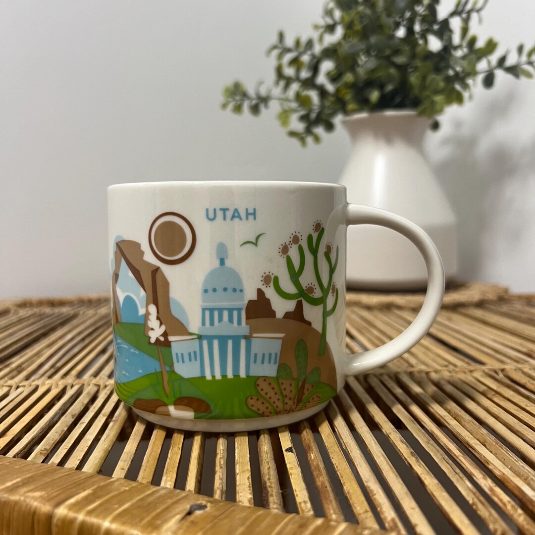 Starbucks 2014 Utah You Are Here Collection Series 14 Oz Mug - Utah ...