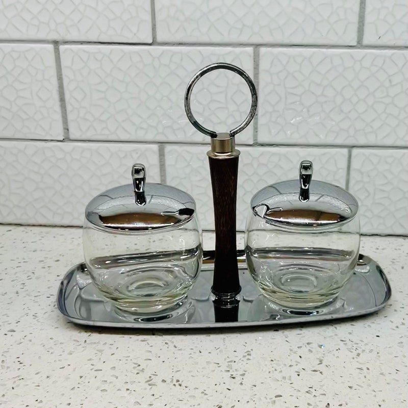 Wood Condiment Caddy - Etsy