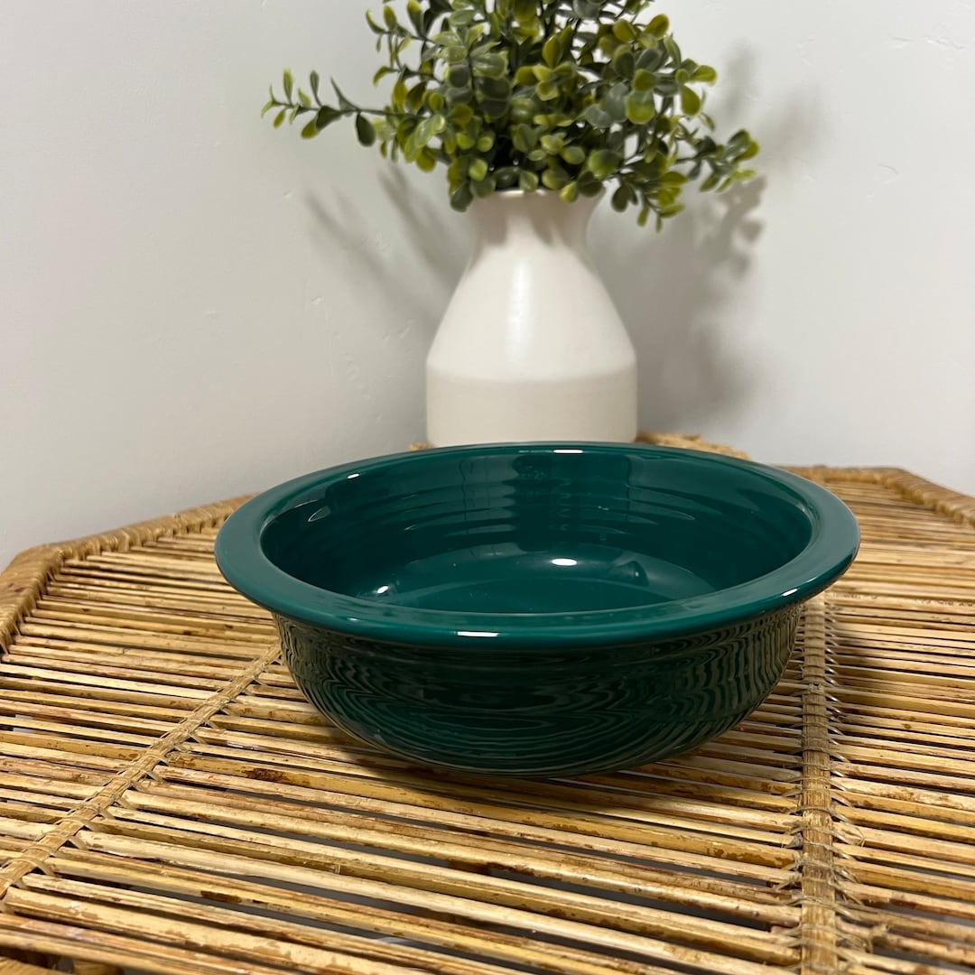 Fiesta Evergreen 1 Quart Vegetable Bowl Fiestaware Serving or Salad ...