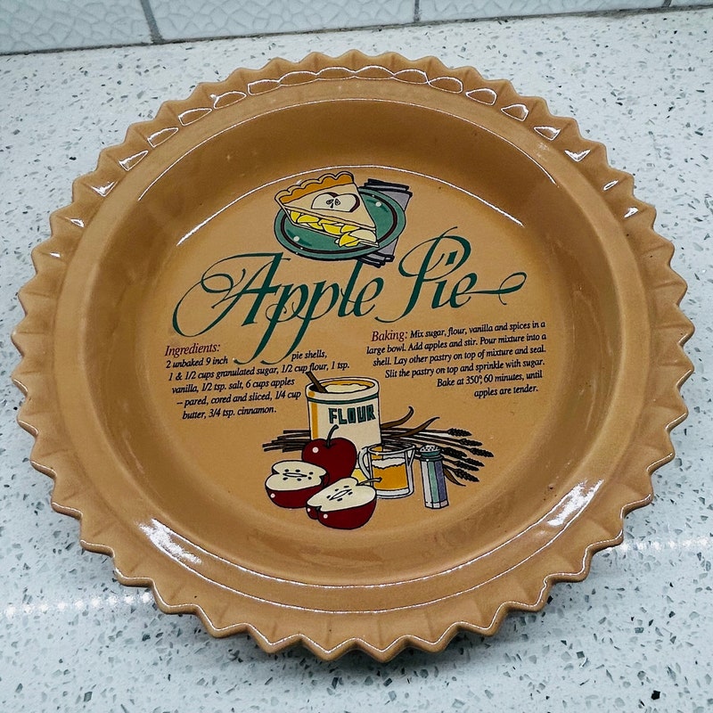 Ceramic Pie Dish - Etsy