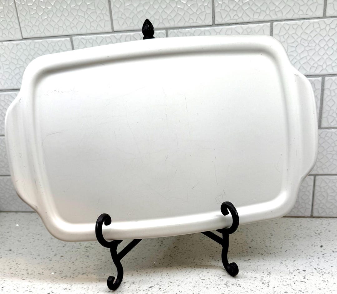 Pampered Chef Stoneware Serving Tray / Lid: Rectangular Baker, Family ...