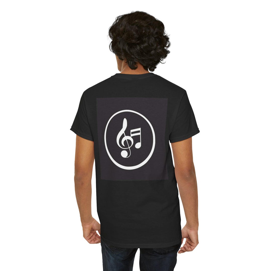 Music Note Emblem T-shirt | Treble Clef and Note Graphic - Etsy