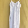 60s Lace Trim Front Slit White Full Slip Dress Wonder Maid Size 34 - Etsy