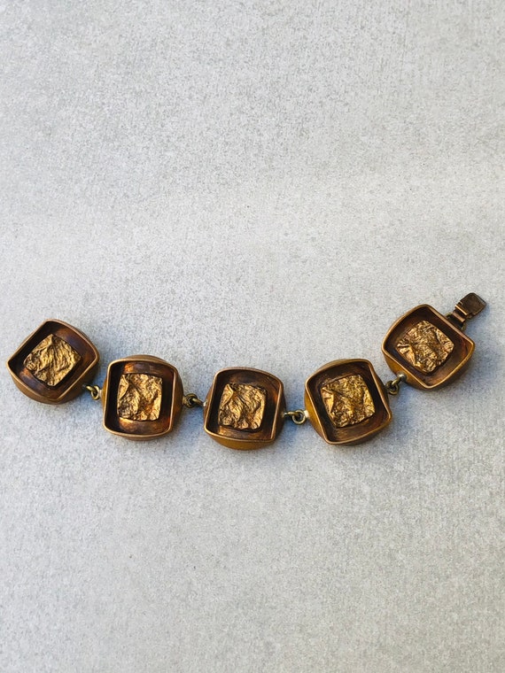 Brutalist Modernist Bronze Alton K.E. Palmberg Vintag… - Gem