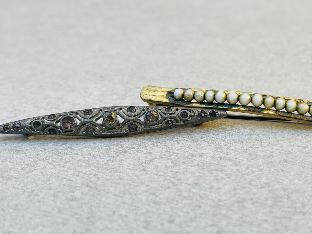 Old Bar Pins Vintage Long Brooches - Etsy