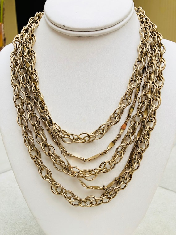vintage choker multiple - Gem