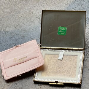 Trickettes by Wiesner of Miami Vintage Mirrored Compact Rhinestone Faux ...