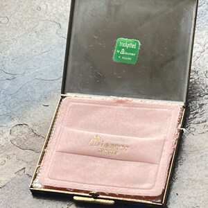 Trickettes by Wiesner of Miami Vintage Mirrored Compact Rhinestone Faux ...