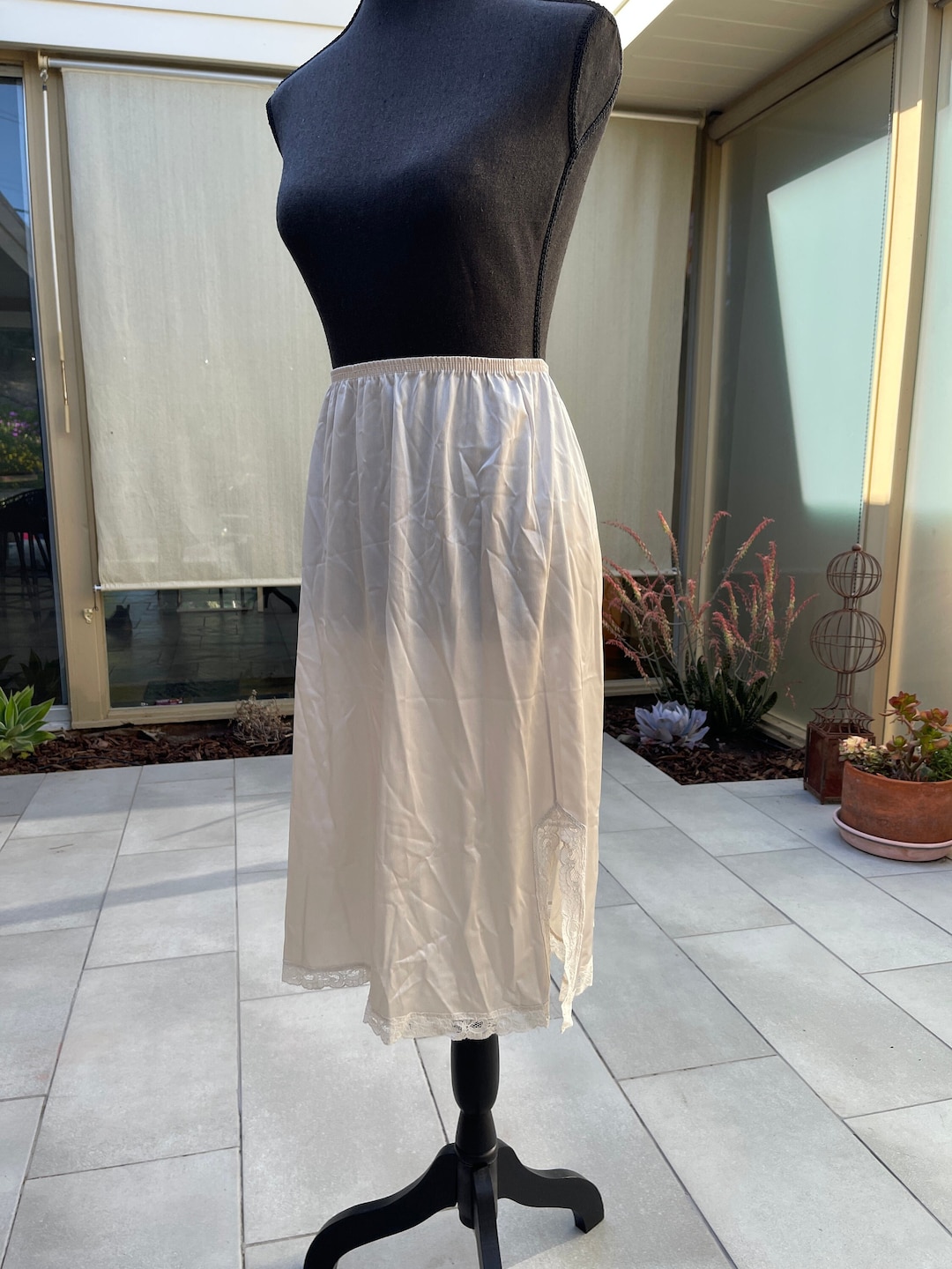 Vintage Vanity Fair Slip Skirt Lace Trim 70s Lingerie Size Small - Etsy