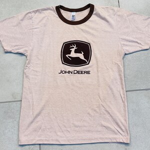 Vintage John Deere Ringer T-shirt Size Medium - Etsy