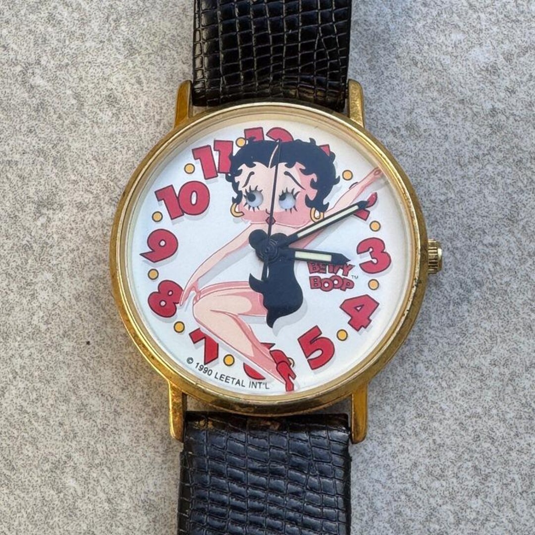 Betty Boop Moving Eyes Character Watch Vintage 1990 Wristwatch by Tali ...