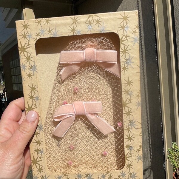 Pink Birdcage Veil - Etsy