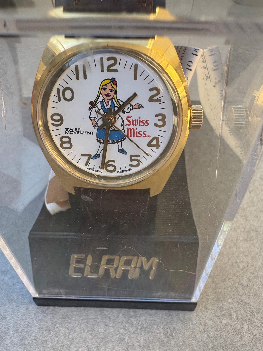 Vintage Swiss Miss Watch: 1980s NOS Elram Character Collectible - Etsy