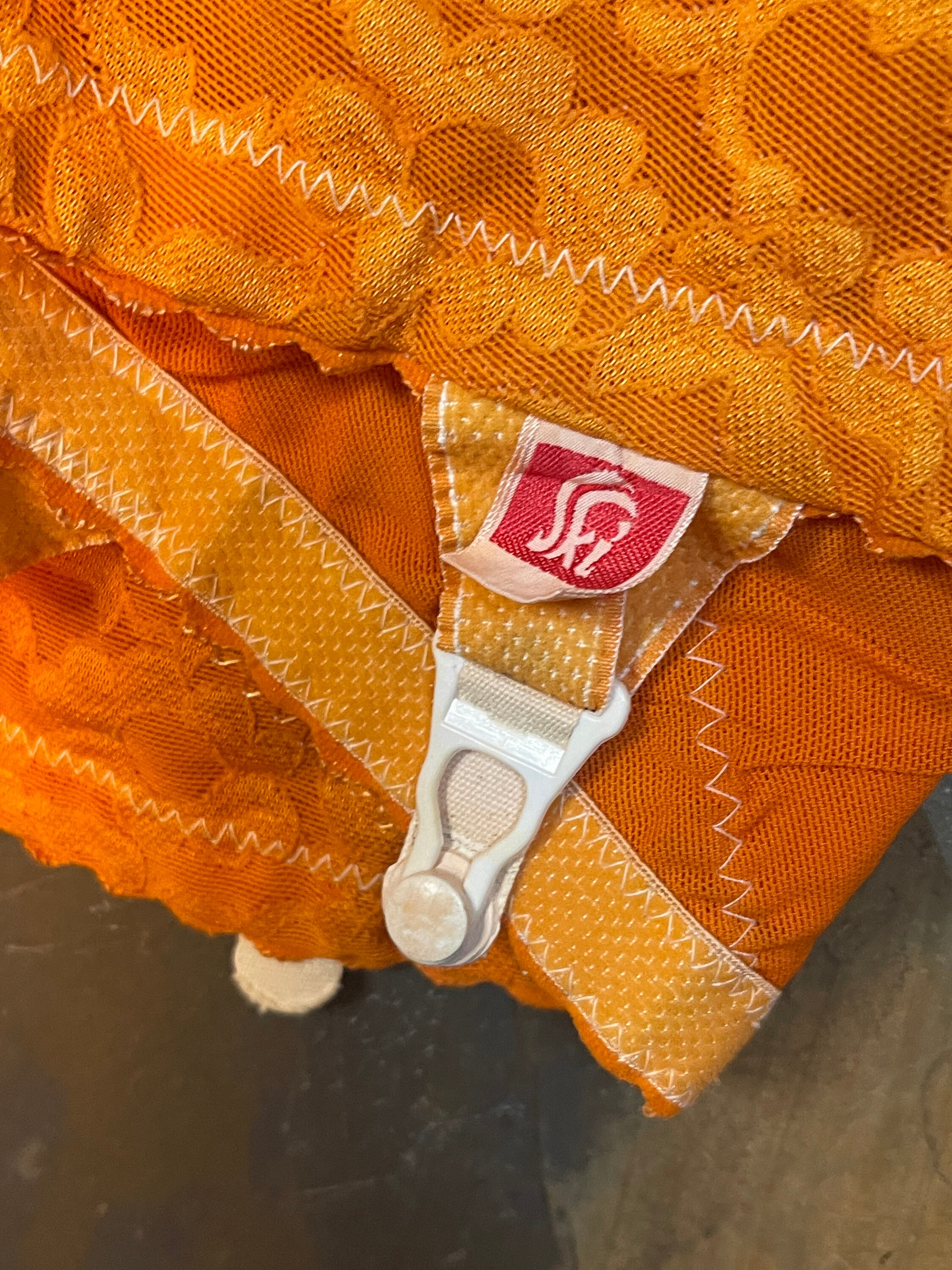 Orange Lace Girdle Slimming Garter Corset Smoothing Vintage - Etsy UK