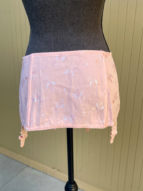 50s Pink Girdle w/ Garters Vintage Lingerie Naturana - Gem