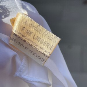 60s Lace Trim Front Slit White Full Slip Dress Wonder Maid Size 34 - Etsy