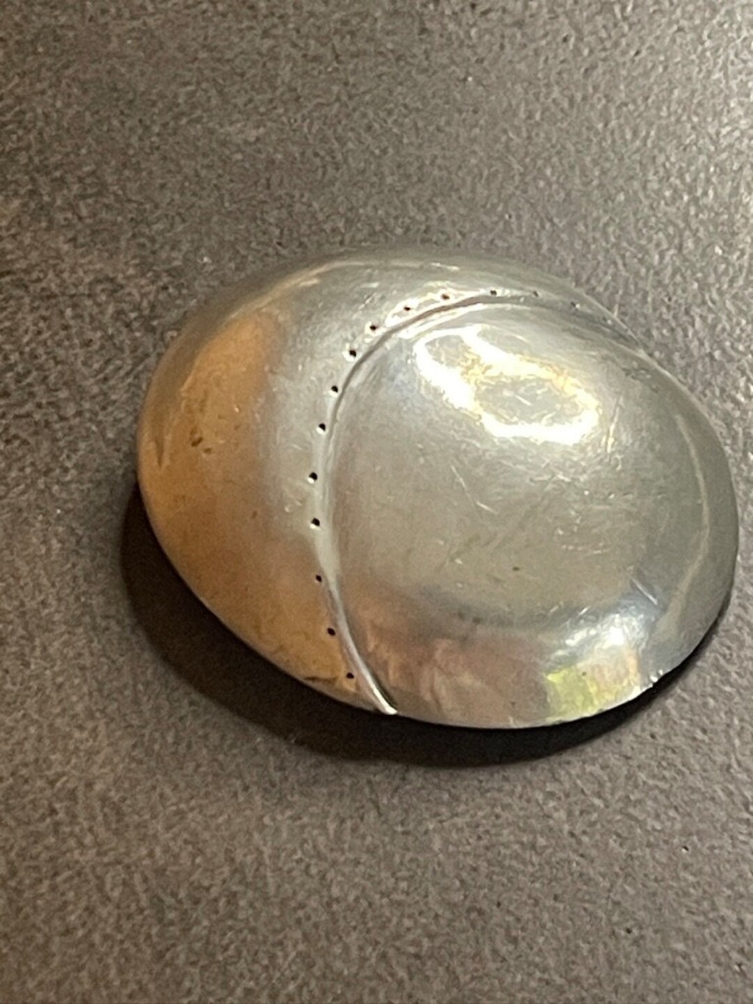 Robin Kahn Silver Oval Belt Buckle - Etsy