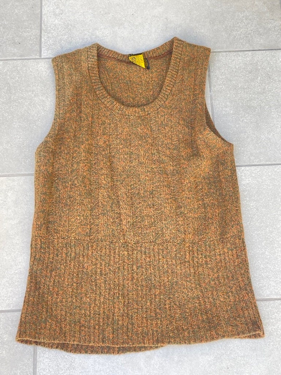 Glen Dee Knit Sweater Vest Shetland Wool Small - Etsy