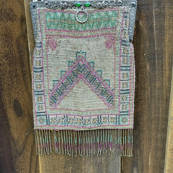 Antique Beaded Purse - Etsy