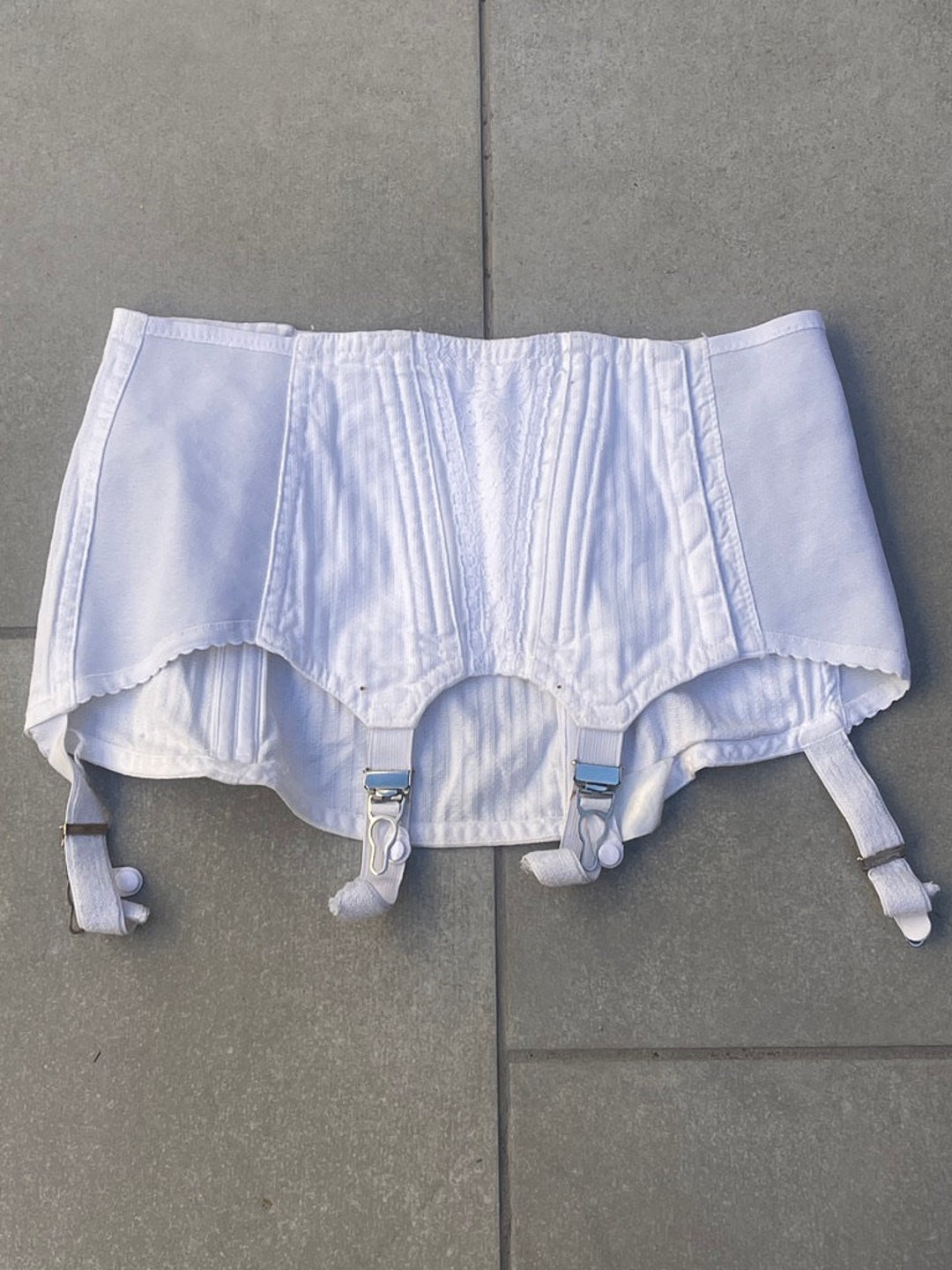 1960s Girdle Metal Garters Corset Slimming Smoothing Vintage Lingerie ...
