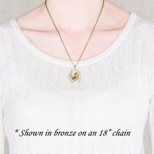 Robin Locket - Red Robin Bird Locket, American Robin Jewelry, Bronze ...