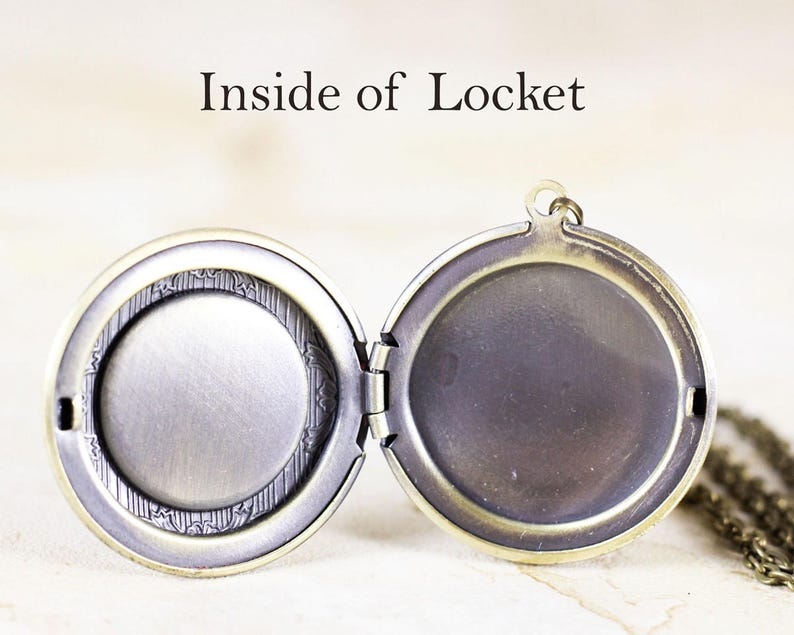 Forget Me Not Locket Pendant, Victorian Flower Jewelry, Nature Wedding ...