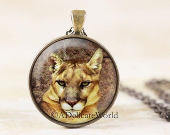 Puma Cougar Mountain Lion Florida Panther Pendant - Etsy