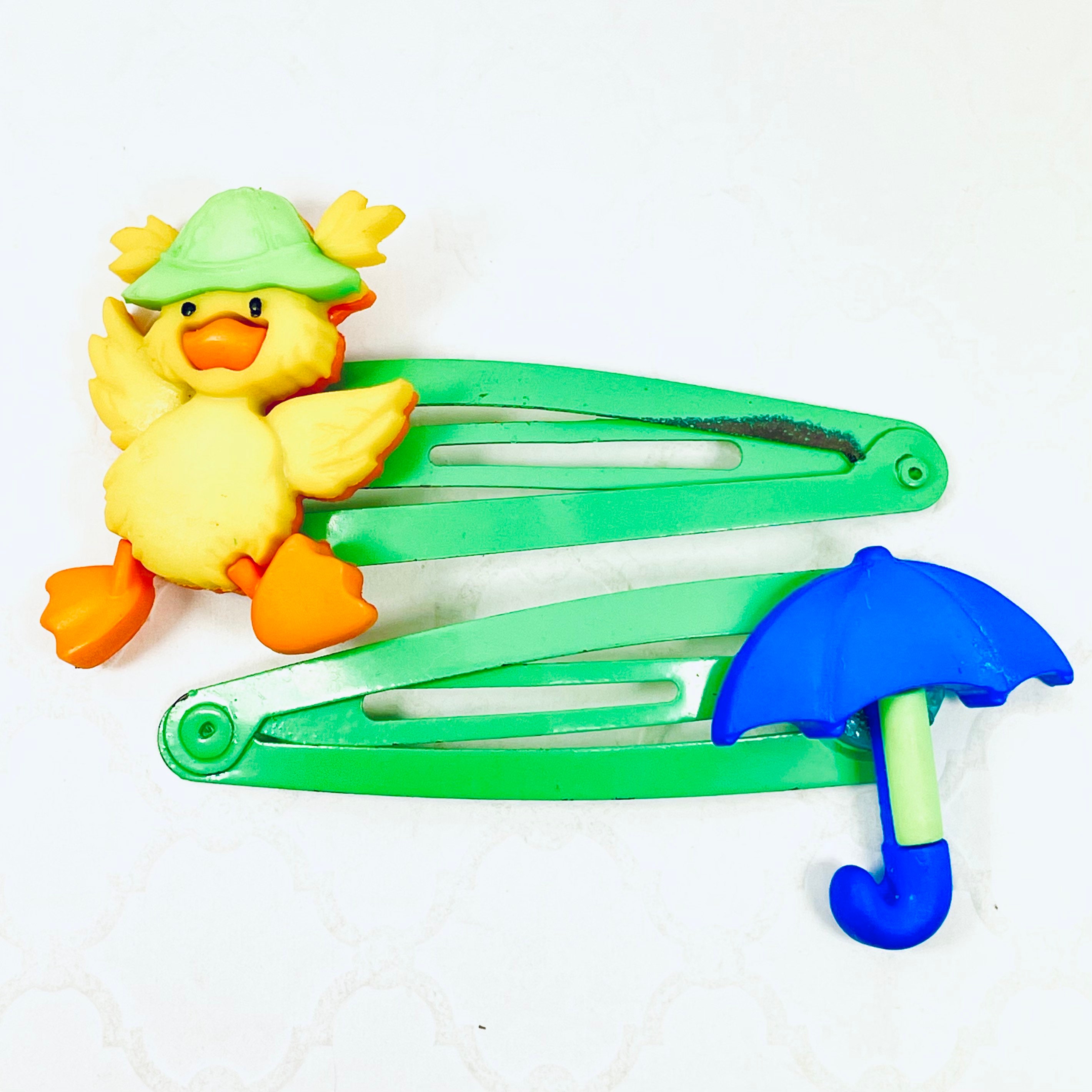 Decorated Snap Hair Clips Duck Hair Pins Umbrella Hair - Etsy