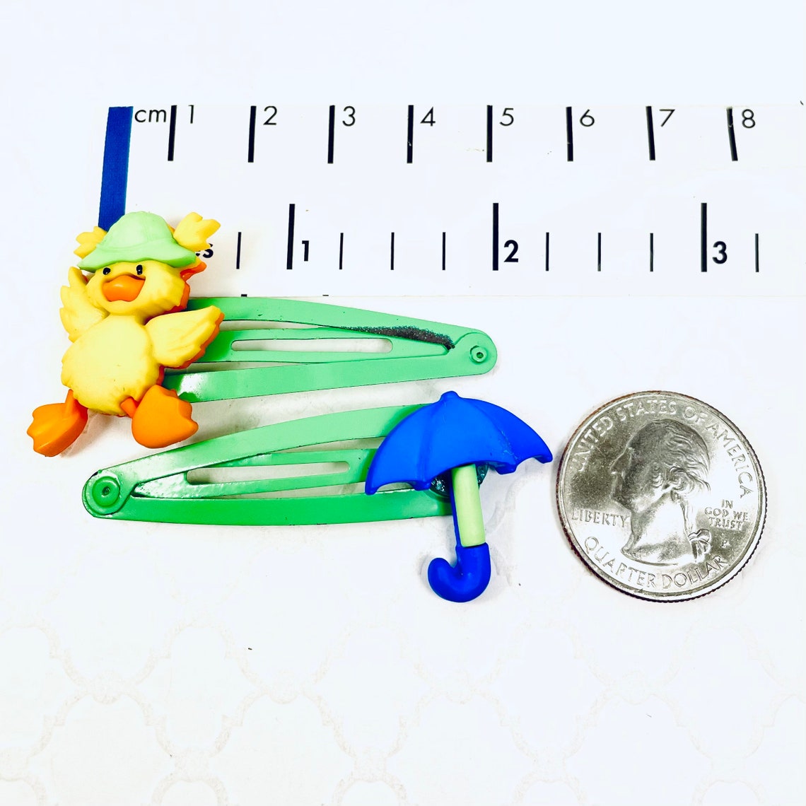 Decorated Snap Hair Clips Duck Hair Pins Umbrella Hair - Etsy