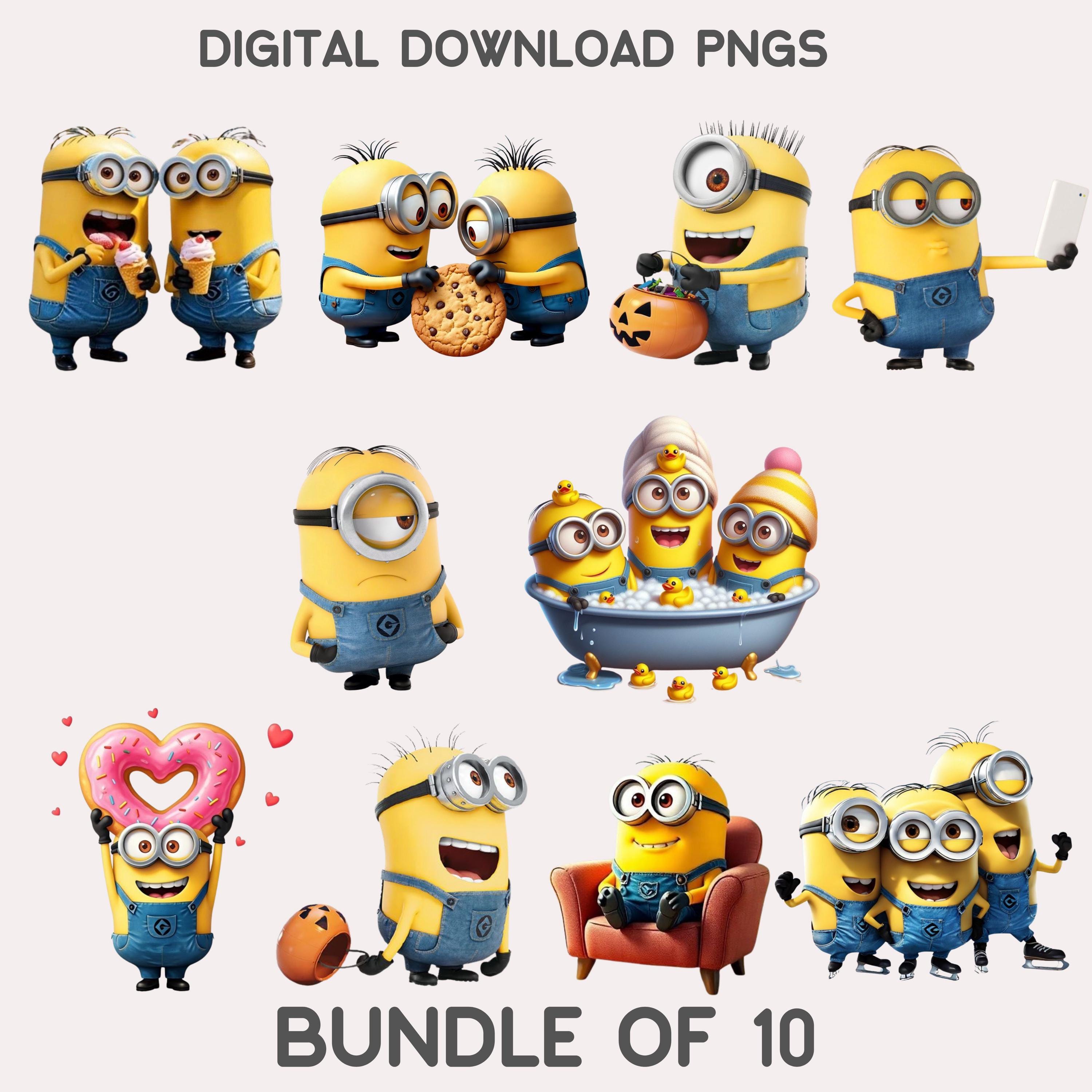 Minions PNG Bundle, Despicable Me SVG Clipart (digital Download) - Etsy