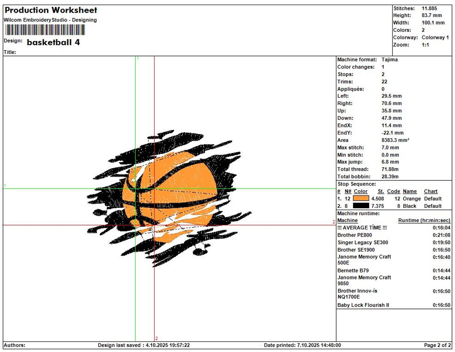 Ripped Basketball Embroidery Design - Distressed Effect Sports Logo ...