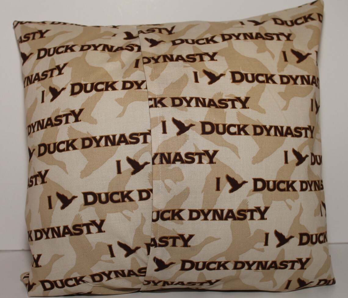 12x12 Duck Dynasty® Decorative Pillow - Etsy