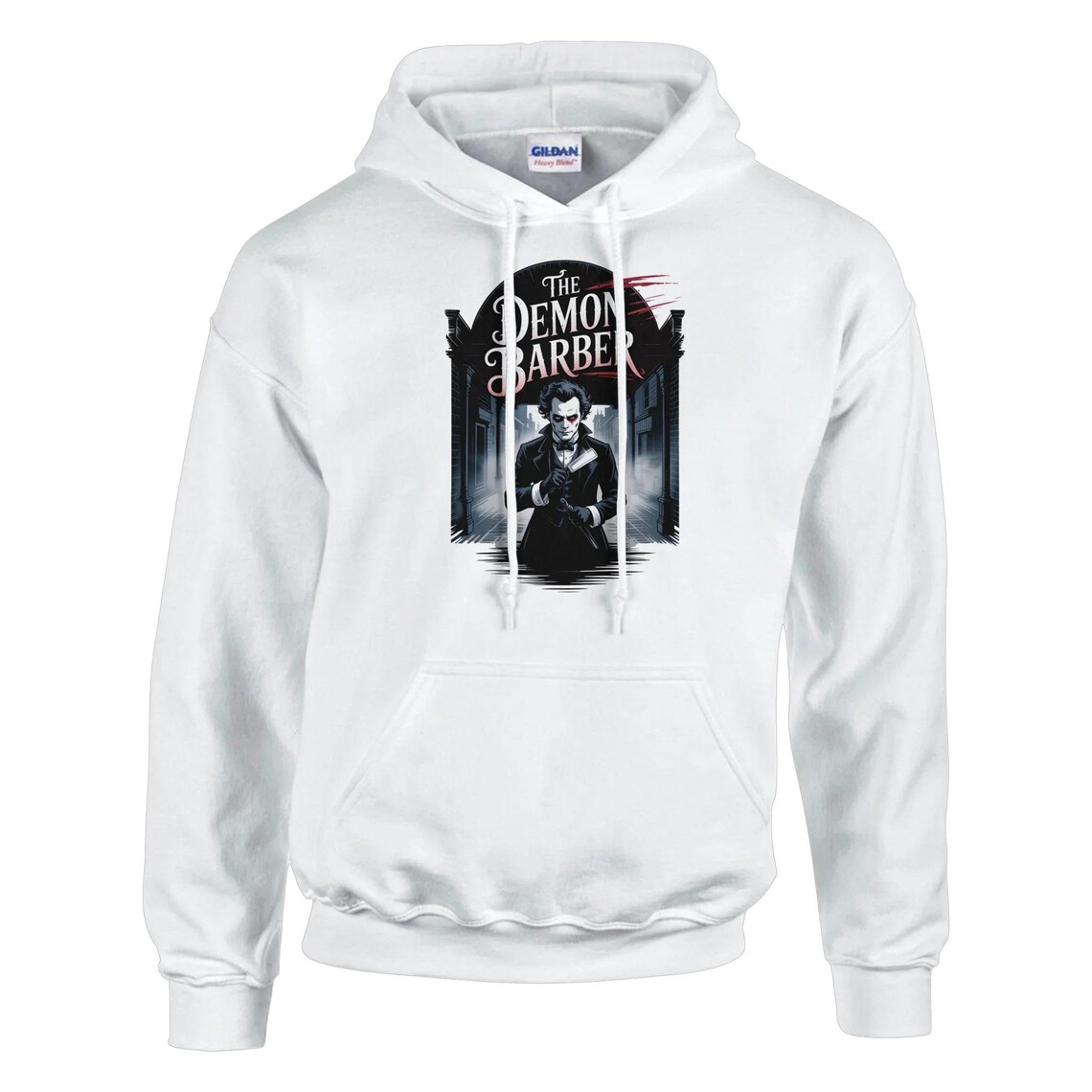 The Demon Barber | Sweeney Todd Inspired Hoodie | Musical Theatre Gift ...