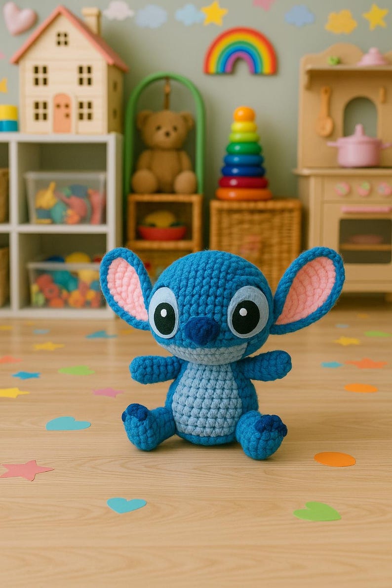 Stitch Amigurumi Crochet Pattern – PDF Digital Download – Cute Crochet ...
