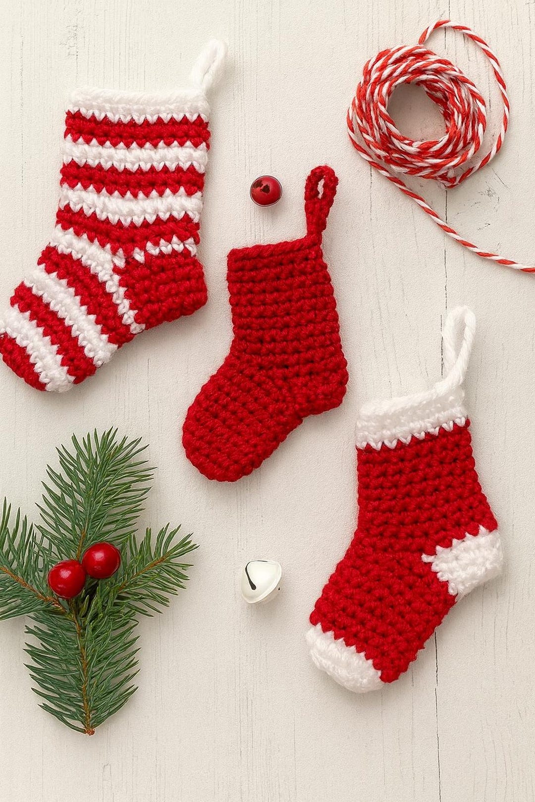 Easy Crochet Christmas Stocking Pattern - PDF PATTERN - Etsy