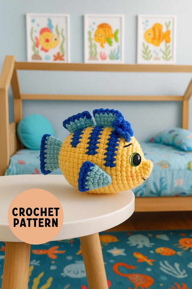 Cute Fish Amigurumi Crochet Pattern – Colorful Toy (PDF Pattern) - Etsy