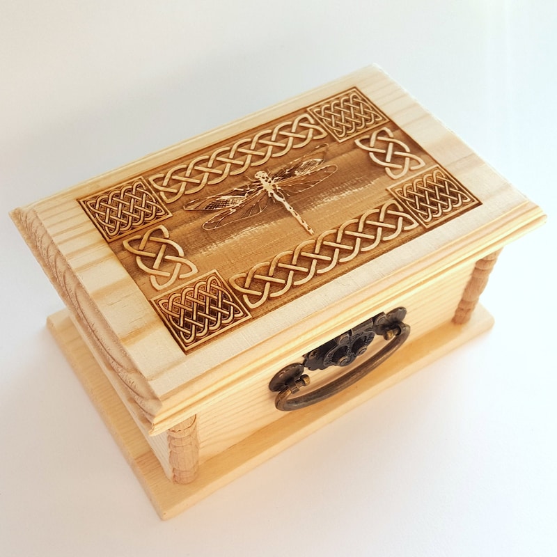Dragonfly Engraved Box - Etsy