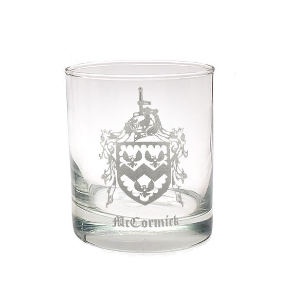 Irish Name Crest Glasses - Etsy