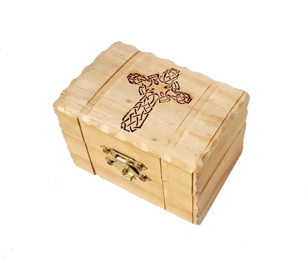 Celtic Cross Small Wooden Box - Etsy