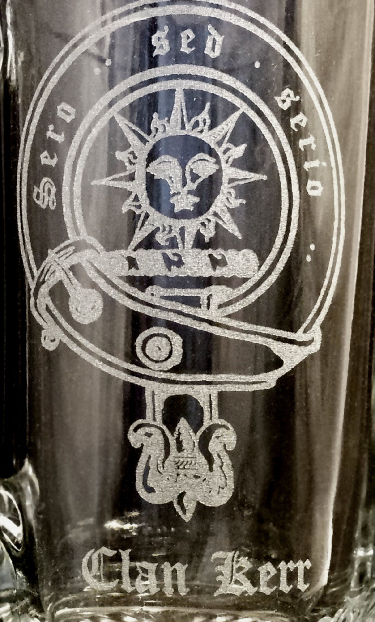 Clan Kerr Scottish Crest Stein Set of 4: Free Shipping & - Etsy